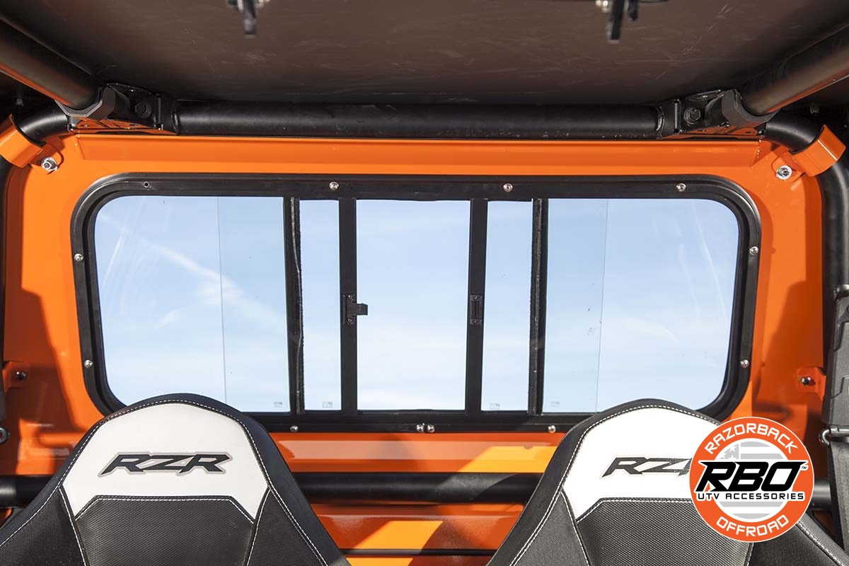 Rear Sliding Window for Polaris RZR 900 (2015-2019) - RBO™ Rear Sliding Window for Polaris RZR 900 (2015-2019) - RBO™