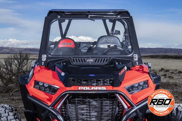 Polaris RZR XP Turbo S Folding Glass Windshield - Razorback Offroad™