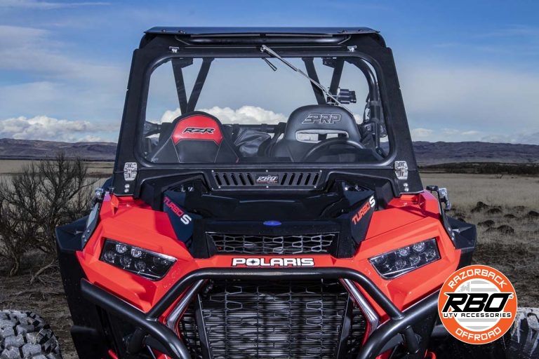Polaris RZR XP Turbo S Folding Glass Windshield - Razorback Offroad™