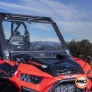 Polaris RZR XP Turbo S Folding Glass Windshield - Razorback Offroad™