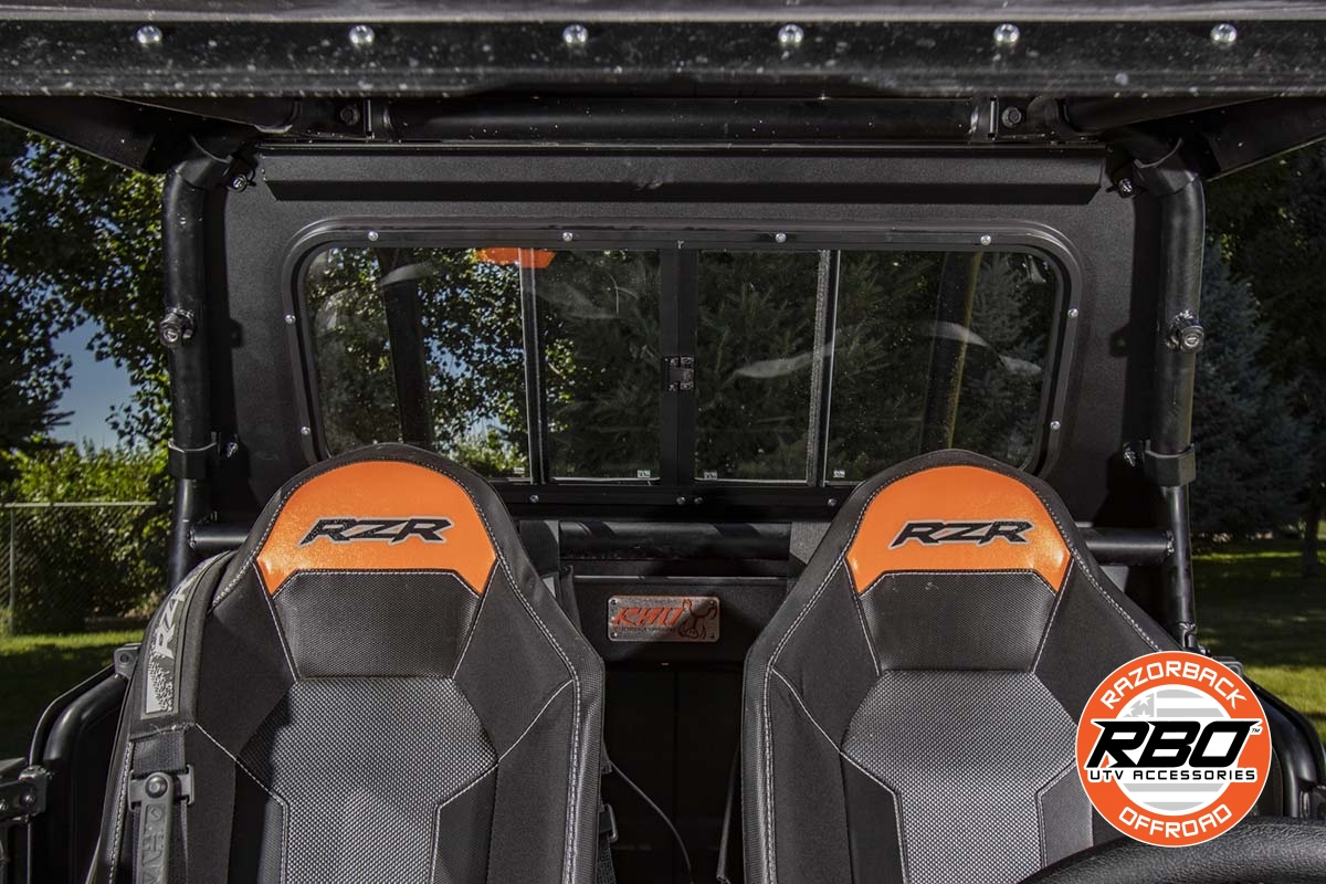 2014 - Current | Polaris RZR® 1000 Rear Sliding Window - RazorBack Offroad™ 2014 - Current | Polaris RZR® 1000 Rear Sliding Window - RazorBack Offroad™