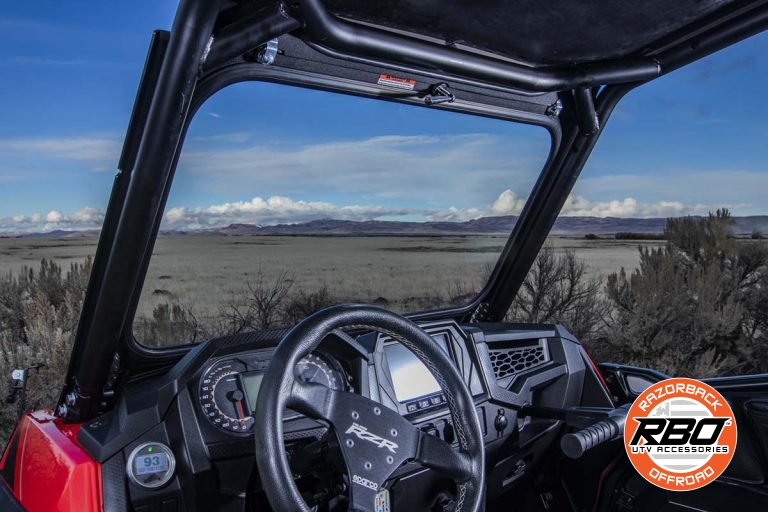 Polaris RZR XP Turbo S Folding Glass Windshield - Razorback Offroad™