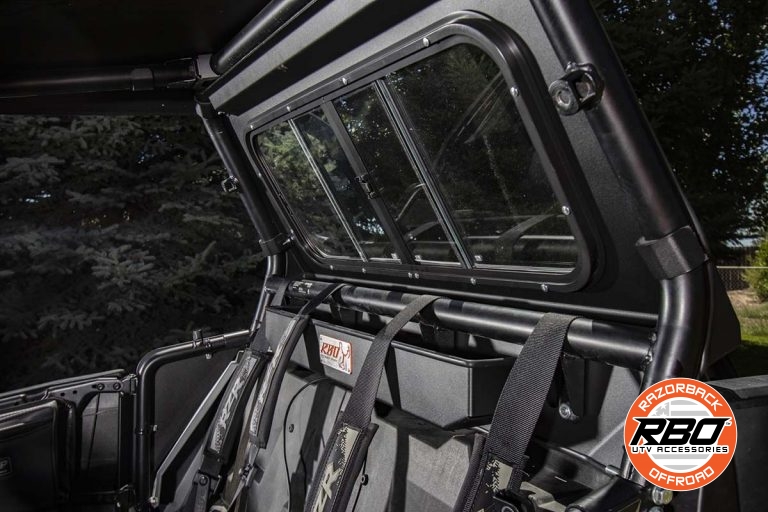 2014 - 2023 Polaris RZR® 1000 Rear Sliding Windshield - RazorBack Offroad™