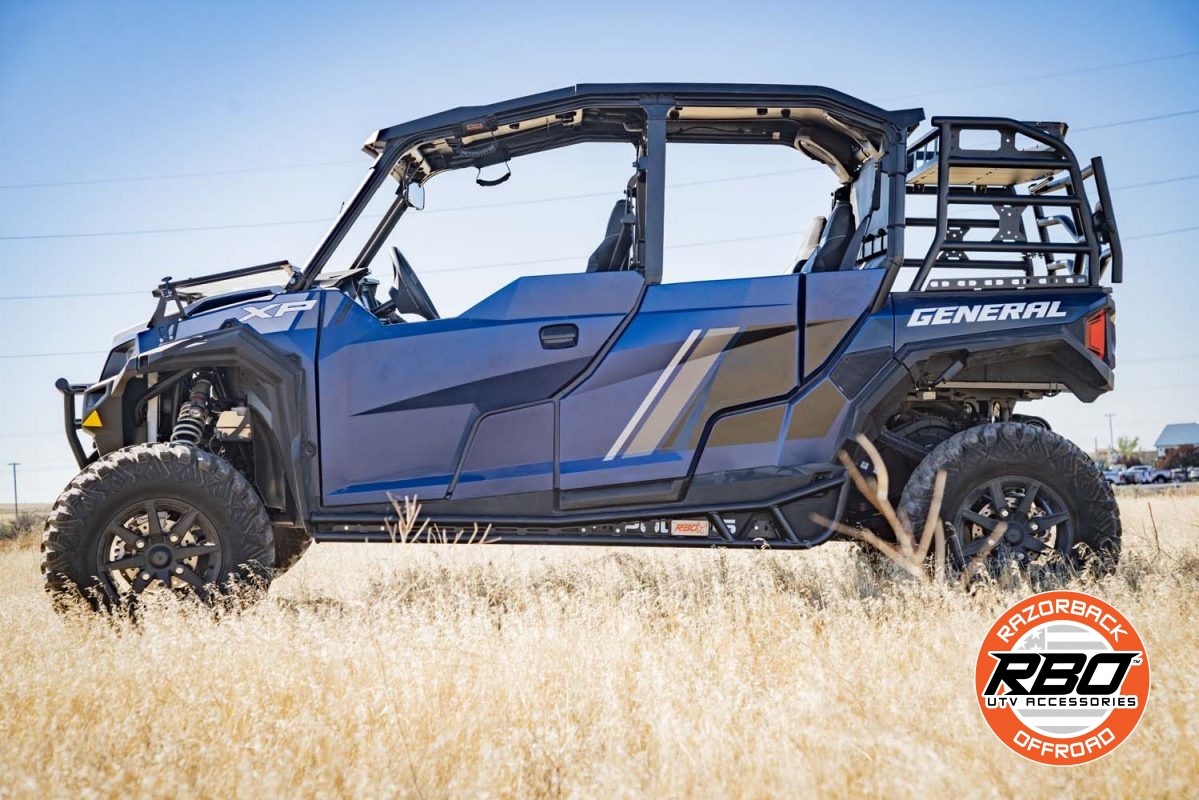 Polaris General 4-Seat Rock Sliders - Razorback Offroad™