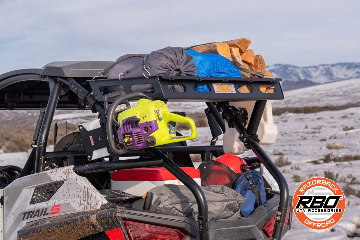 Polaris RZR Trail/TrailS UTV Cargo Rack - RazorBack Offroad™