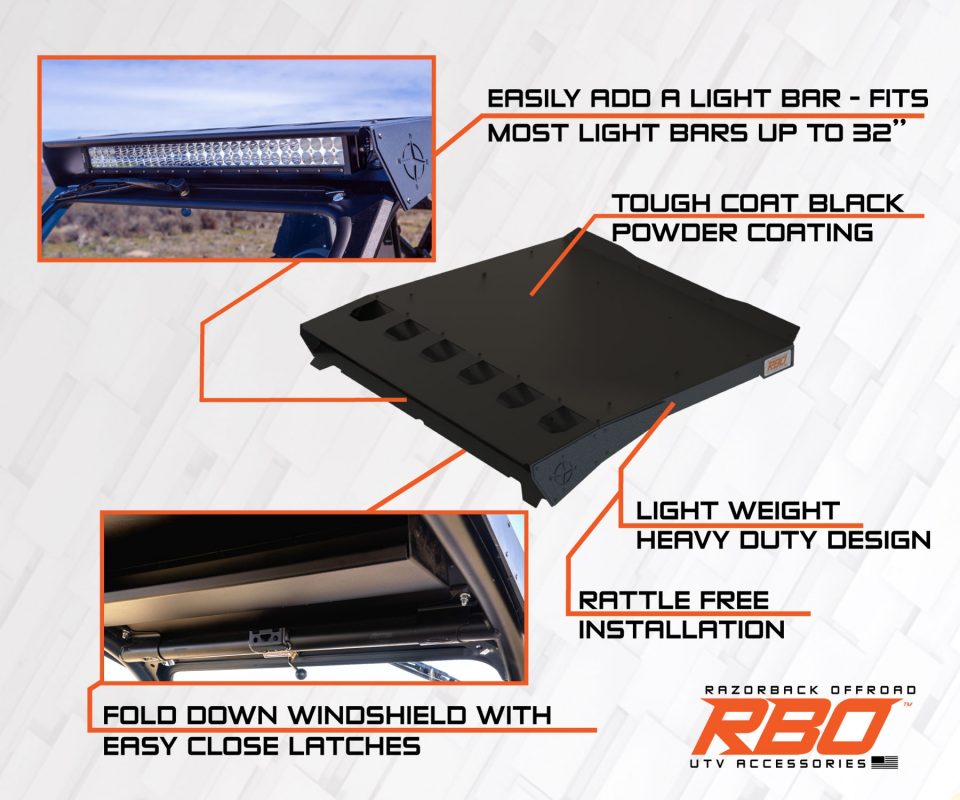 Polaris RZR Desert Roof for Trail and Trail-S Side x Sides - RBO™